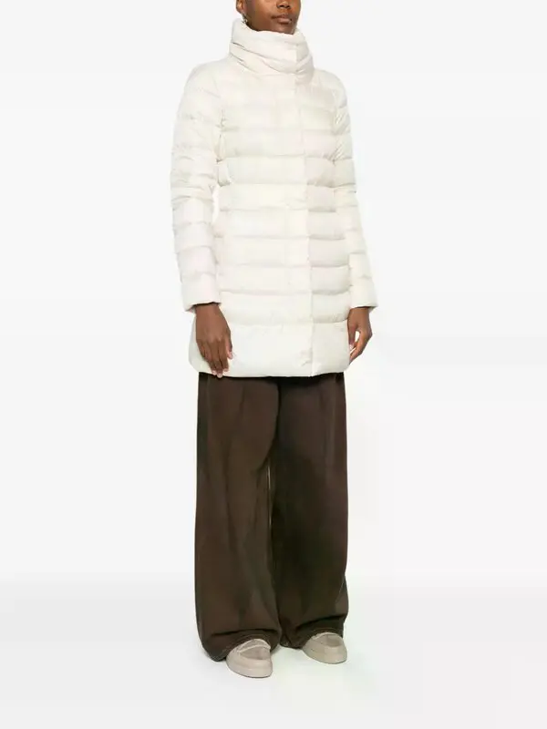 Peuterey Quilted High-neck Coat - Neutrals