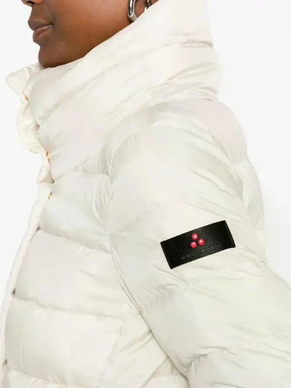 Peuterey Quilted High-neck Coat - Neutrals