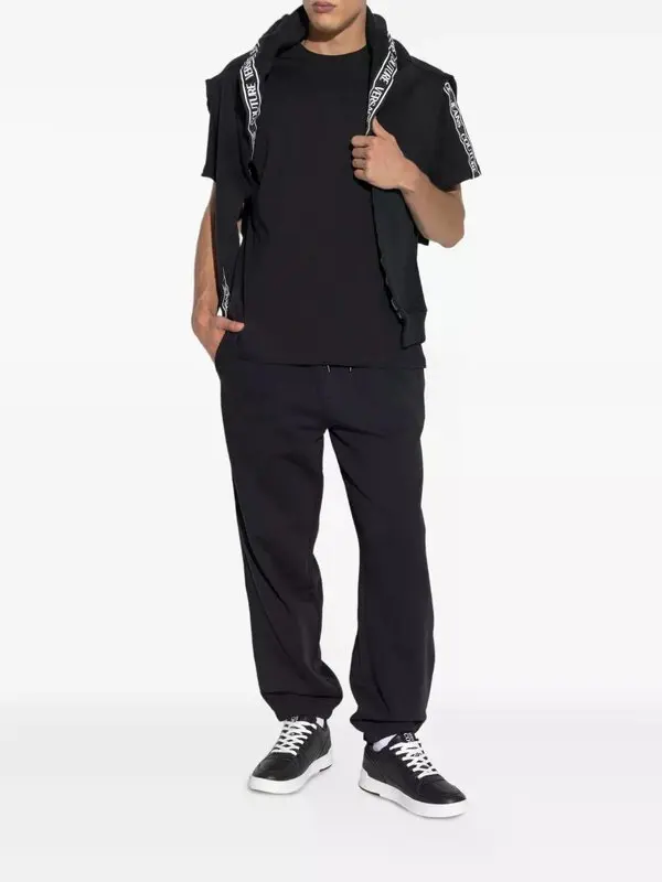 Versace Shoulder-tape T-shirt - Black
