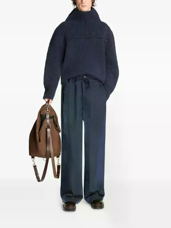 Dries Van Noten Drawstring Side-pocket Trousers