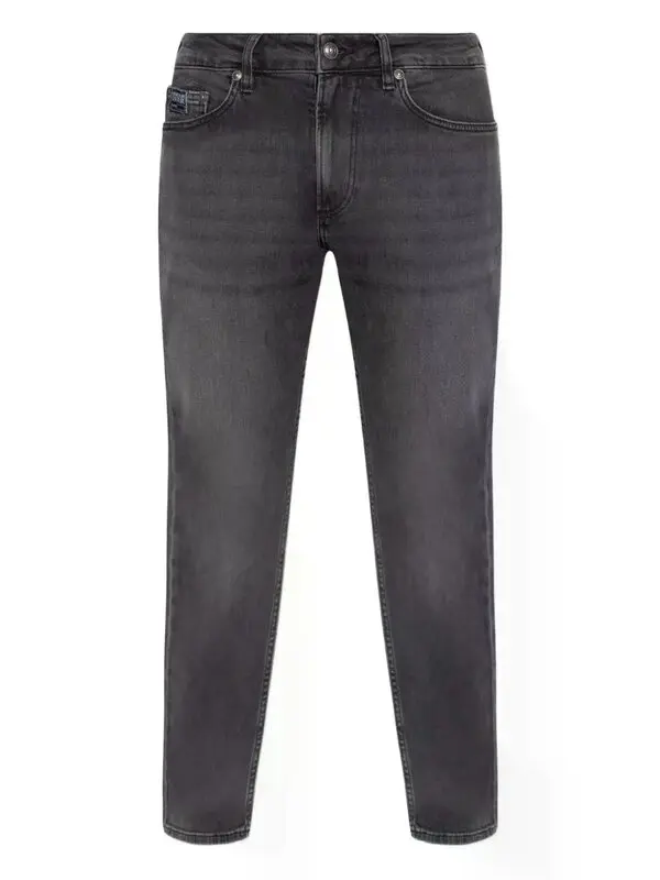 Versace Logo-plaque Jeans - Grey