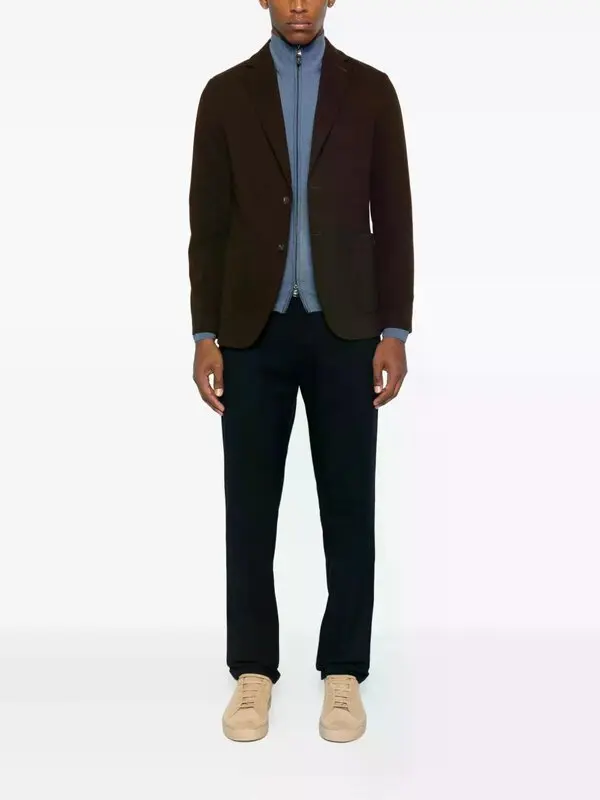 CIRCOLO 1901 Button Patch-pocket Jacket - Brown