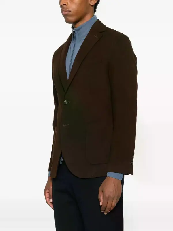 CIRCOLO 1901 Button Patch-pocket Jacket - Brown