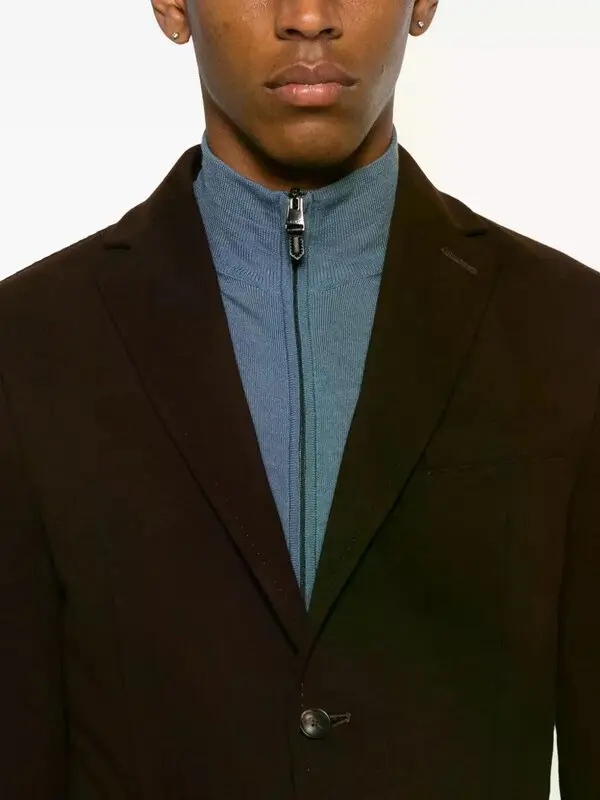 CIRCOLO 1901 Button Patch-pocket Jacket - Brown