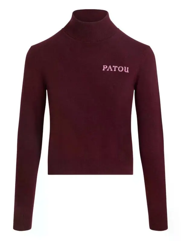 PATOU Intarsia Turtleneck Jumper