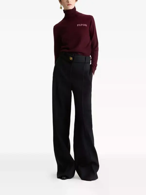 PATOU Intarsia Turtleneck Jumper