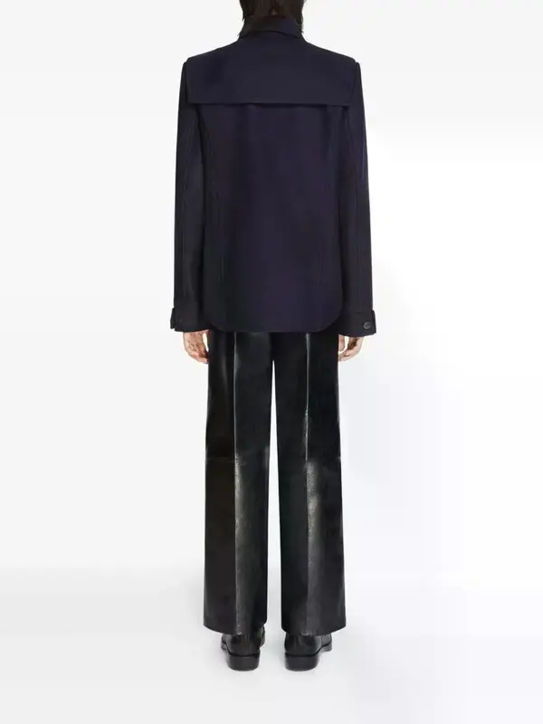 Dries Van Noten Leather Trousers