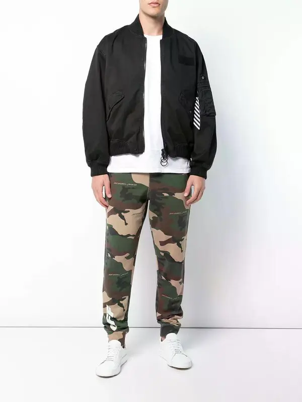 Off-White Camouflage Print Sweatpants