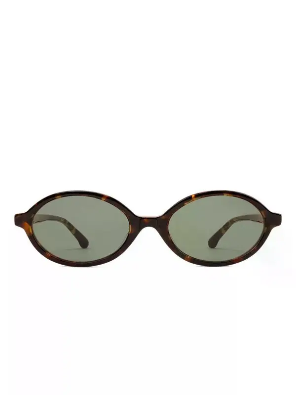 SPORTY & RICH Oval-frame Sunglasses - Brown
