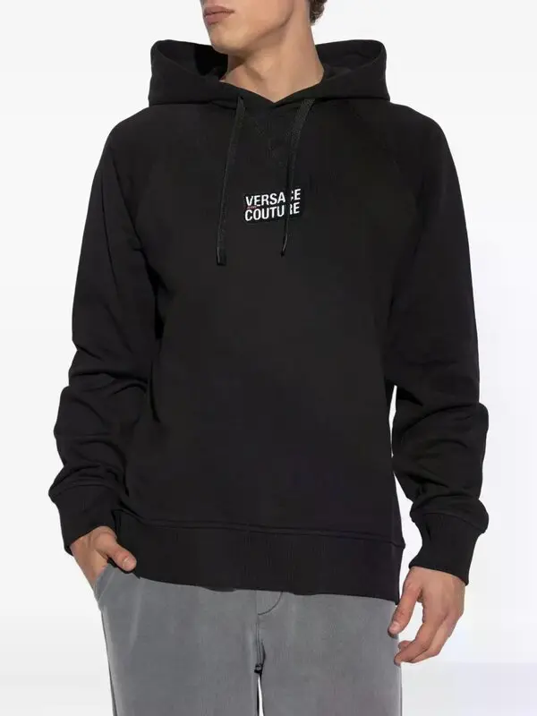Versace Logo-patch Hoodie