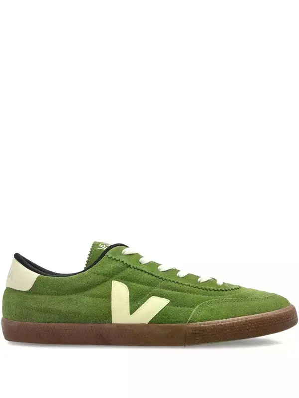 VEJA Panenka Suede V-logo Sneakers - Green
