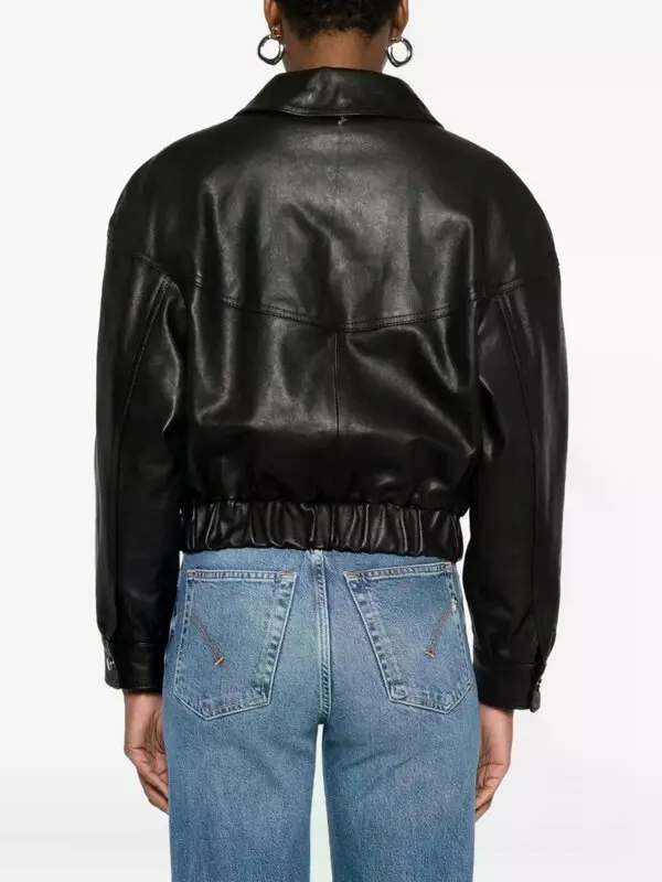 DONDUP Embellished Leather Jacket