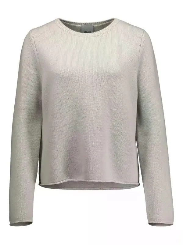 ALLUDE Round-neck Sweater