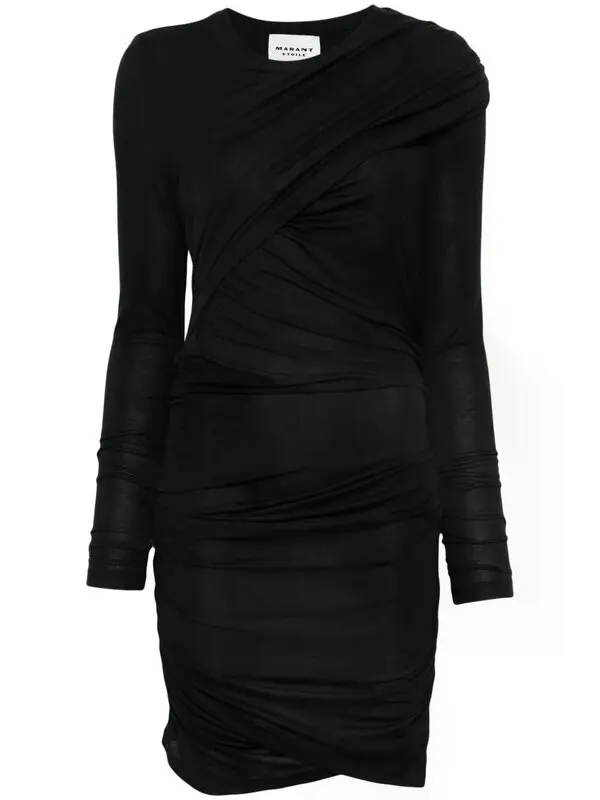 MARANT ETOILE Denise Mini Dress - Black