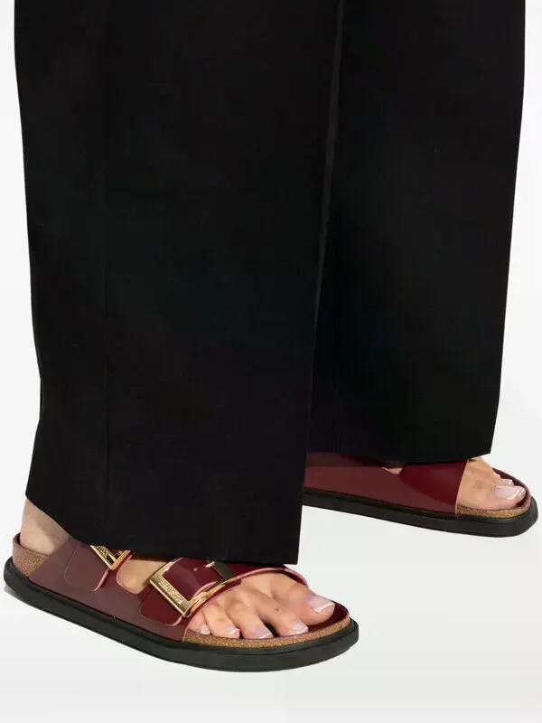 BIRKENSTOCK Arizona Double-buckle Flat Sandals - Red