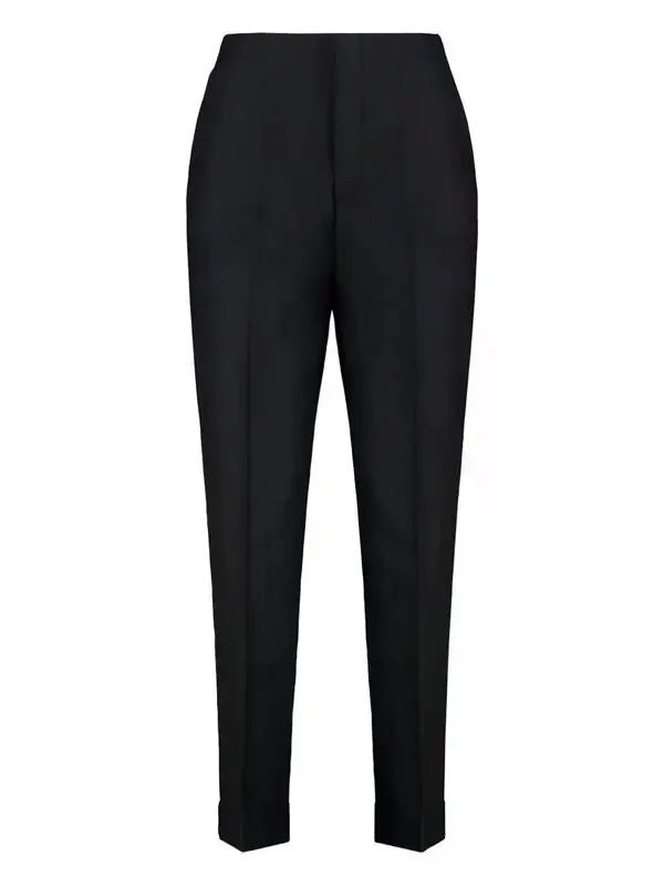 Alberta Ferretti Pleated-cuffed Trousers