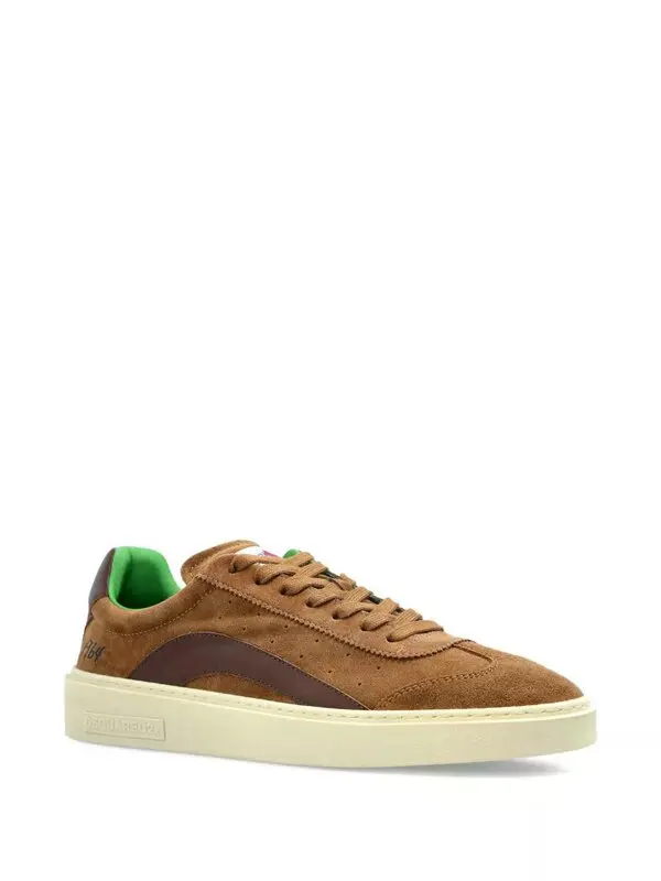 Dsquared2 Suede Low Top Sneakers - Brown