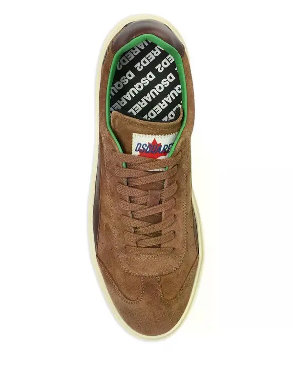Dsquared2 Suede Low Top Sneakers - Brown