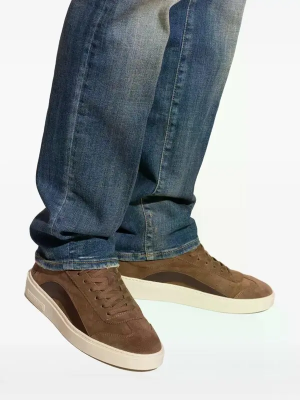 Dsquared2 Suede Low Top Sneakers - Brown