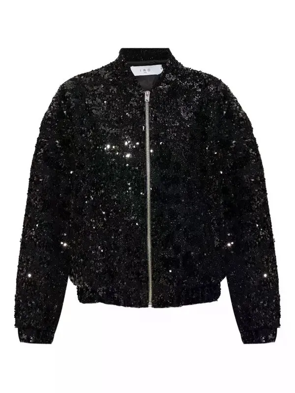 IRO PARIS Sequin Bomber Jacket