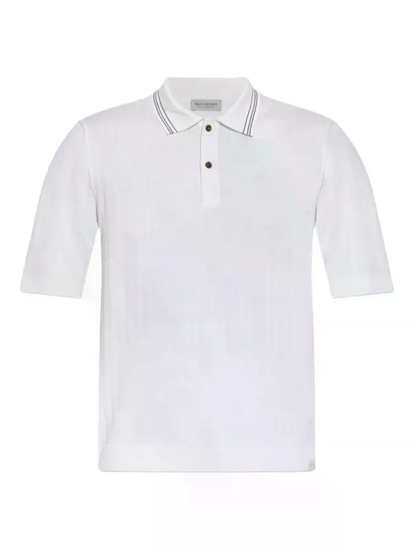 Paul & Shark Ribbed Polo Shirt