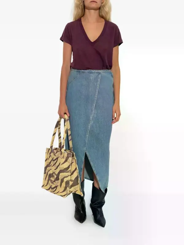 IRO PARIS Asymmetric Denim Skirt