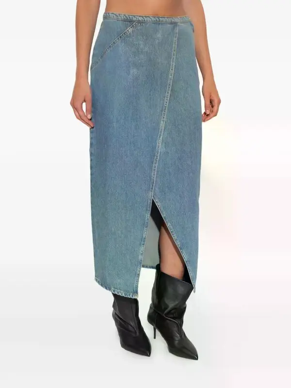 IRO PARIS Asymmetric Denim Skirt