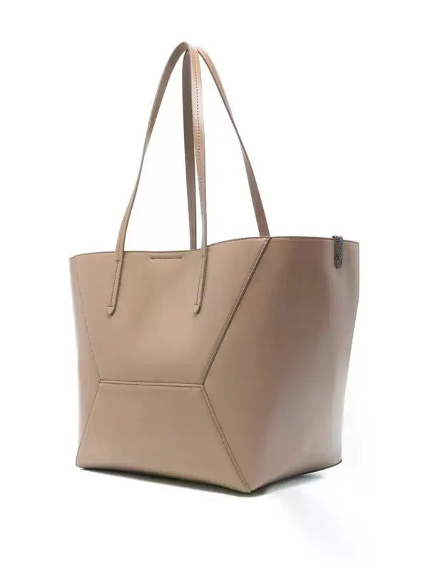 Brunello Cucinelli Panelled Tote - Neutrals