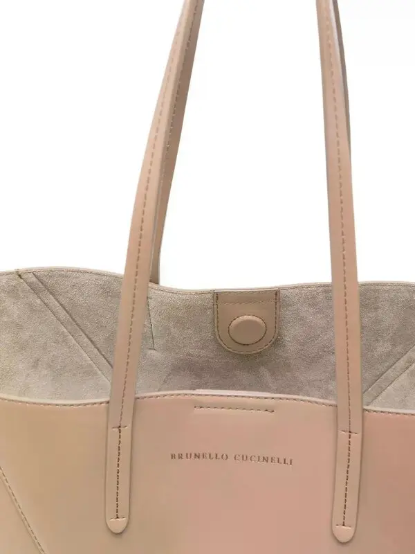 Brunello Cucinelli Panelled Tote - Neutrals