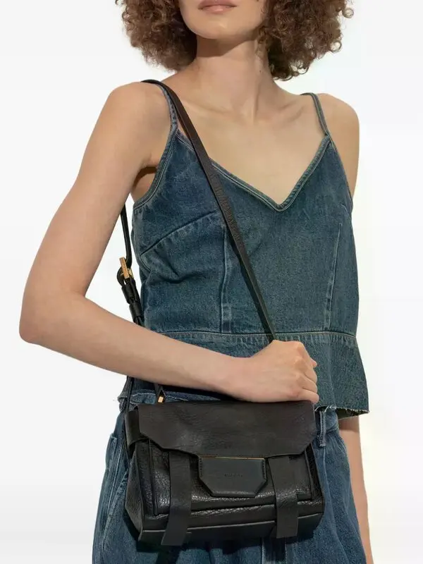ALLSAINTS Ursa Leather Crossbody Bag - Black