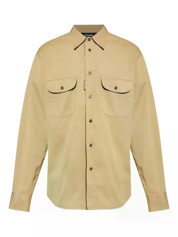 Dsquared2 Double-pockets Landscape Shirt Jacket