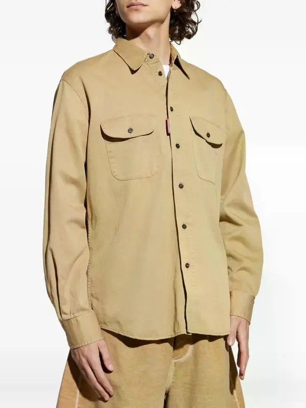 Dsquared2 Double-pockets Landscape Shirt Jacket