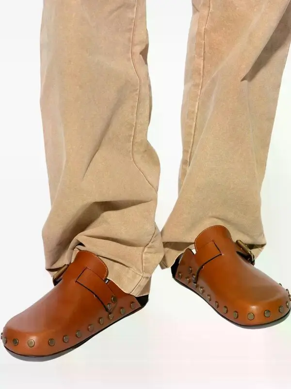 Isabel Marant Étoile Buckle-fastening Studded Clogs