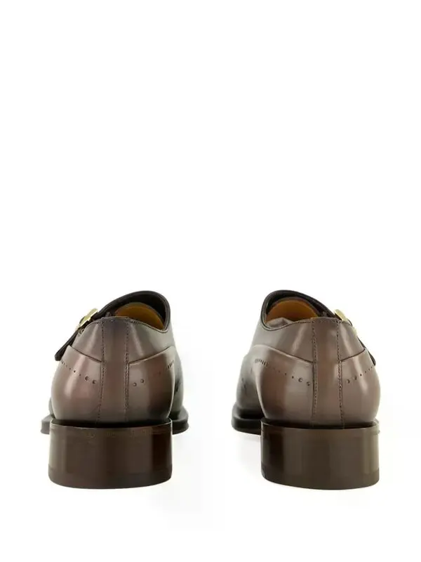 Santoni Double-buckle Monk Shoes