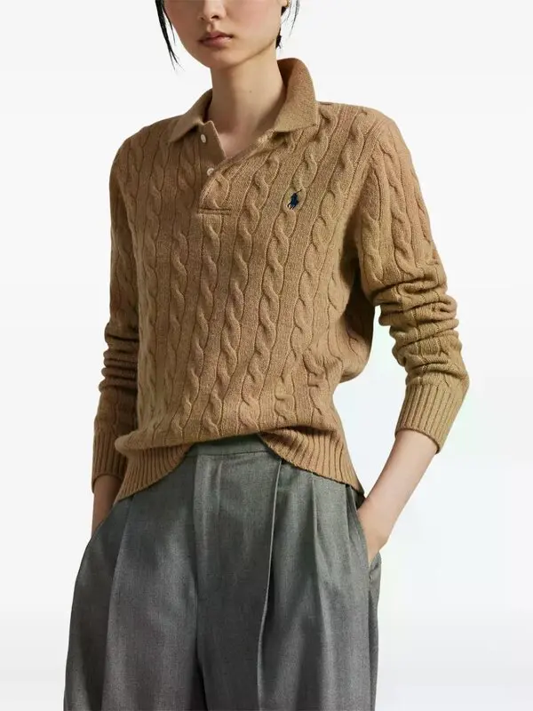 Polo Ralph Lauren Cable-knit Polo Sweater