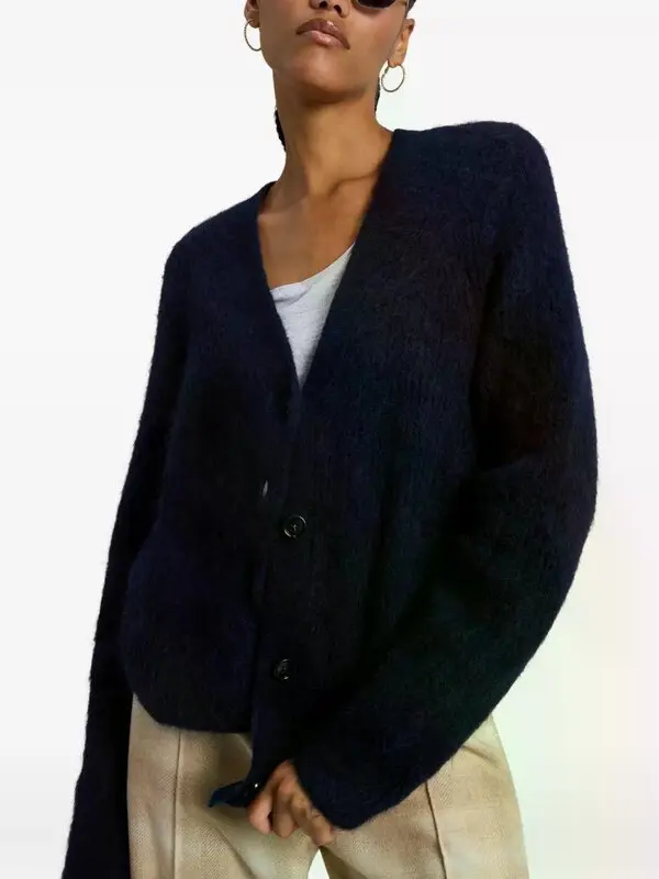 Woolrich V-neck Cardigan - Blue