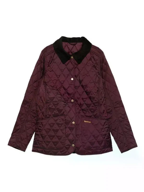 Barbour Quilted Jacket With Corduroy Collar