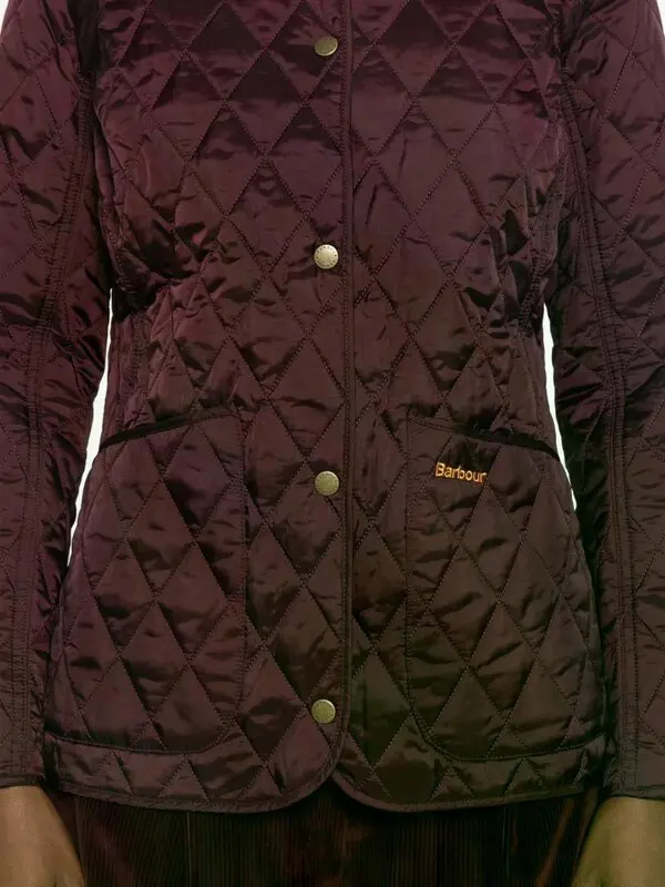Barbour Quilted Jacket With Corduroy Collar