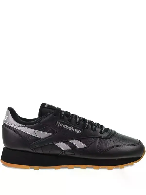REEBOK Classic Places + Faces Leather Sneakers - Black