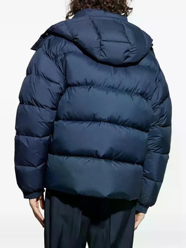 Emporio Armani Quilted Padded Jacket With Attached Hood