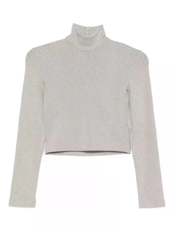 Ralph Lauren Glitter Turtleneck Top