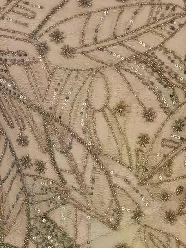 Ralph Lauren Leaf-pattern Beaded Dress