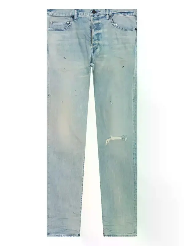John Elliott Distressed Denim Jeans