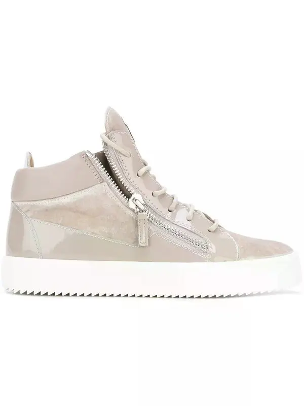 GIUSEPPE ZANOTTI Kriss High-top Sneakers - Neutrals