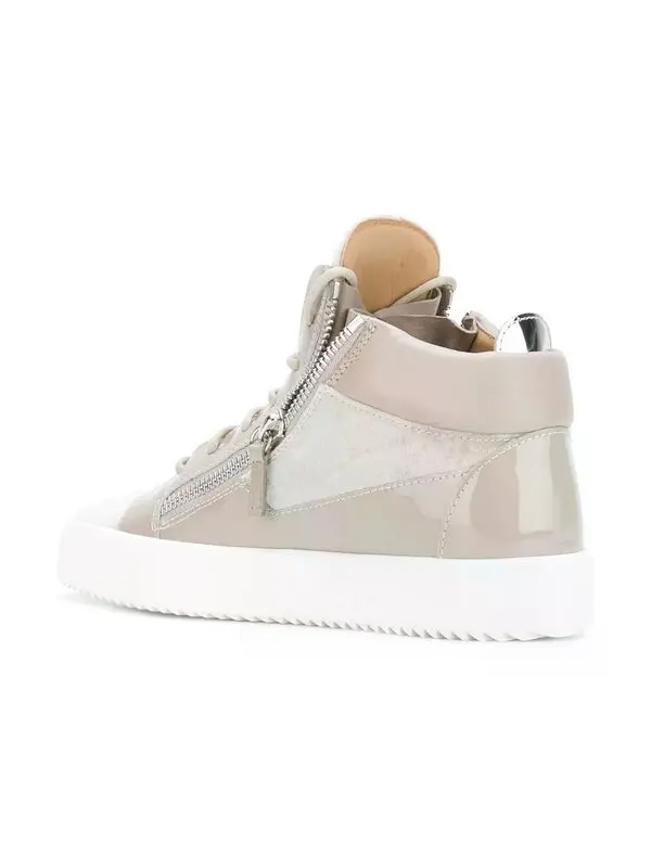 GIUSEPPE ZANOTTI Kriss High-top Sneakers - Neutrals