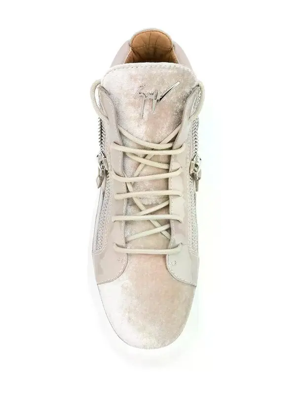 GIUSEPPE ZANOTTI Kriss High-top Sneakers - Neutrals