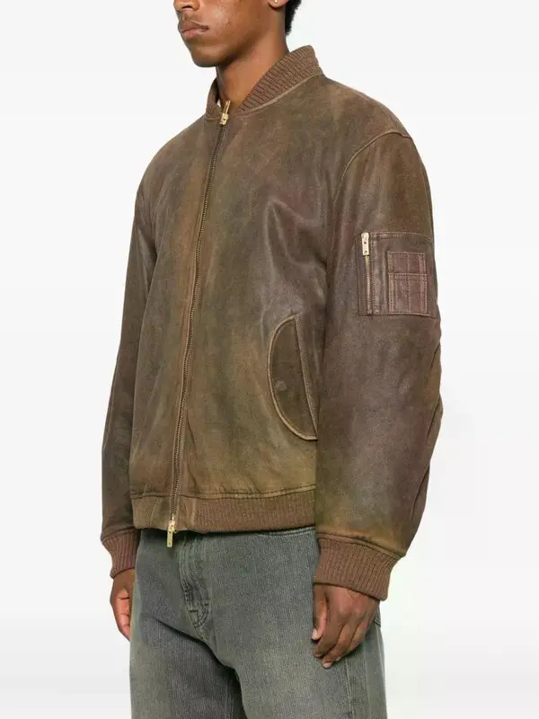 GOLDEN GOOSE Zip-fastening Leather Jacket
