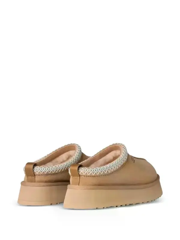 UGG Tazz Ii Suede Braided Trim Platform Slippers