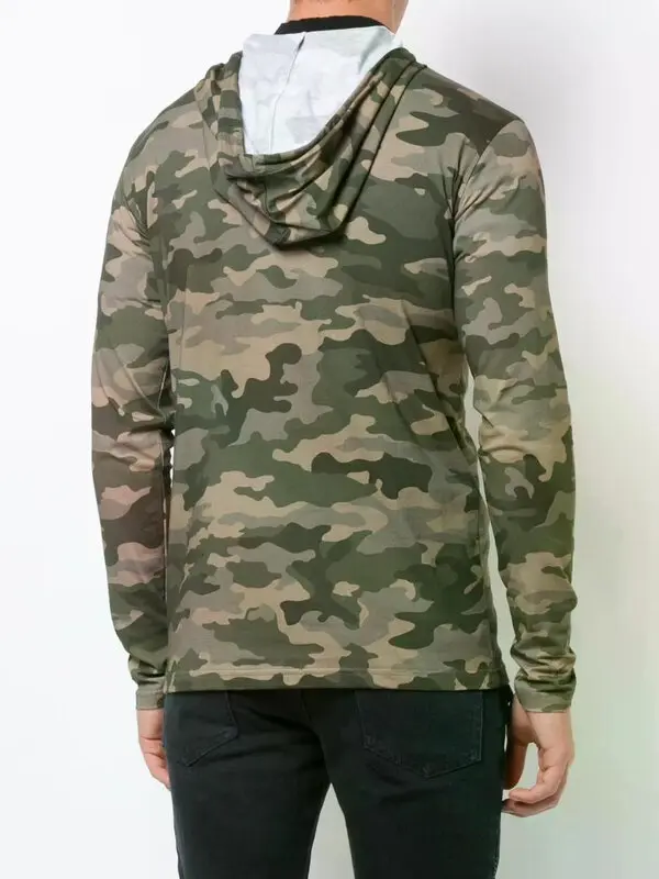 Balmain Camouflage Logo Hoodie