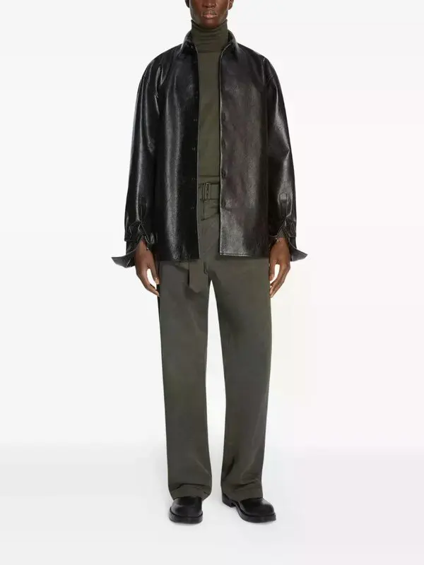 Dries Van Noten Leather Shirt